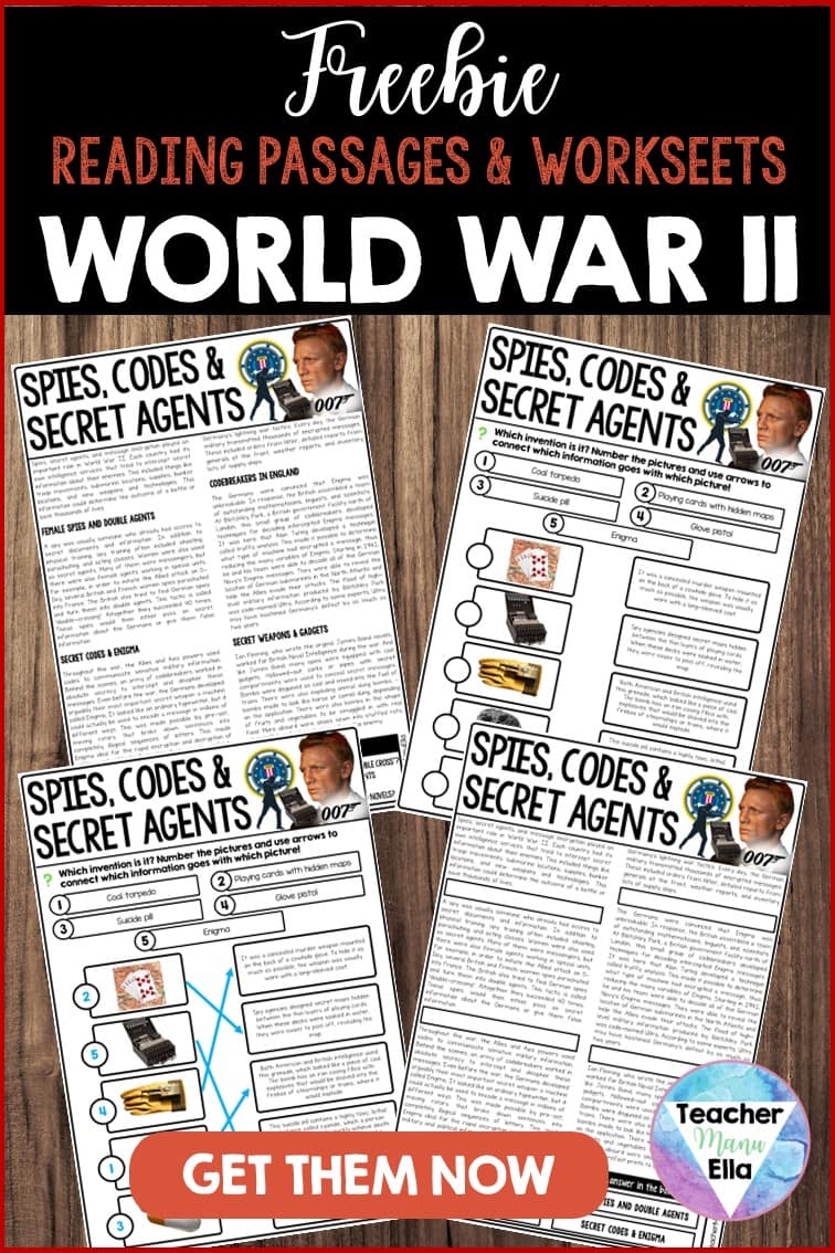 Free WW2 One Pager – Worksheets and Reading Passages - teachermanuella.com